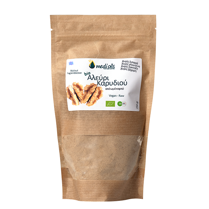 Αλεύρι Καρυδιού bio 250 gr - Mediterranean oils
