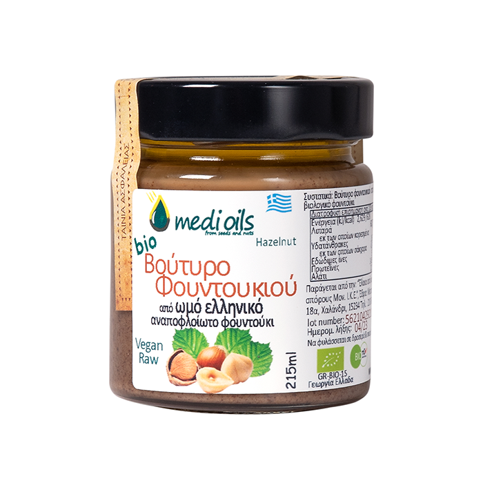 Βούτυρο Φουντουκιού bio 220 ml - Mediterranean oils